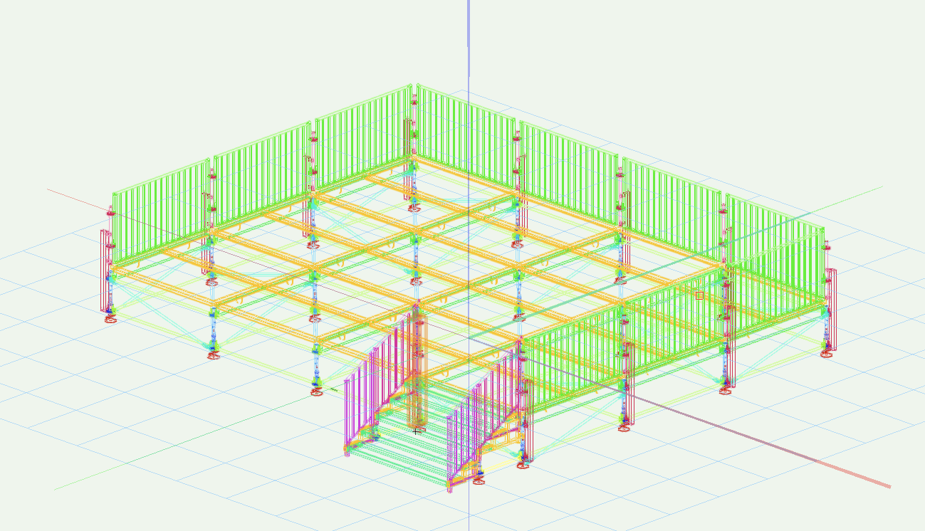 La bibliothèque Layher dans Vectorworks Spotlight